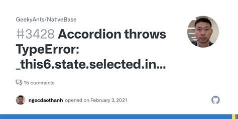 accordion throws typeerror dexof is not a
