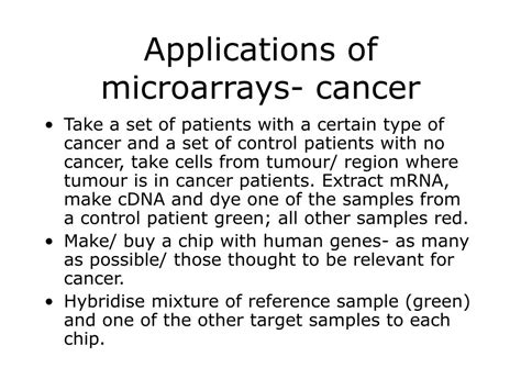 PPT Analysis Of Microarray Data PowerPoint Presentation Free Download ID 764962