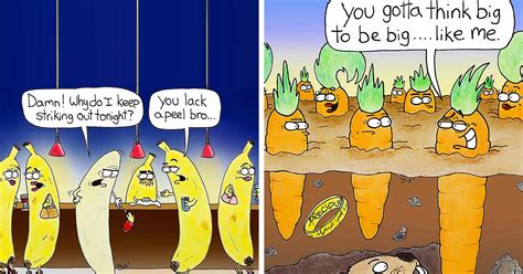 Fruit Gone Bad Slightly Inappropriate Comics By This Ny Cartoonist New Pics Bored Panda