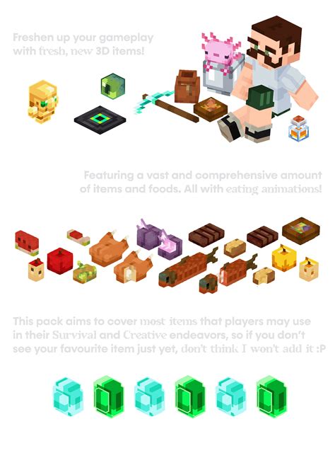 D Tools And Utils Minecraft Resource Pack