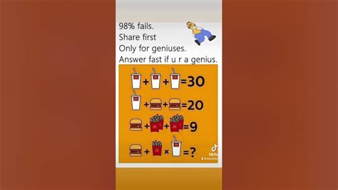 Mcdonalds Maths Challenge 🧮 Youtube