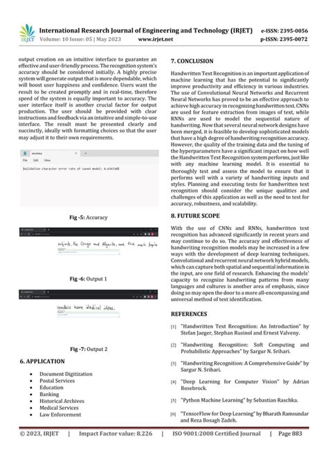 Handwritten Text Recognition Using Machine Learning Pdf