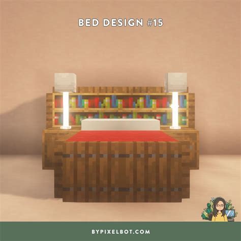 20 Beautiful Minecraft Bed Design Ideas Double Bed Edition — Bypixelbot