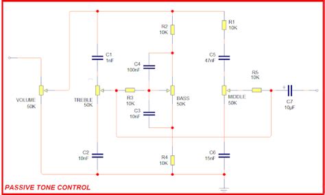 Skema Rangkaian Tone Control Pasif Dan Aktif Dengan Kontrol Middle Foxify