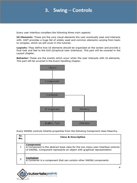 Java Swing Pdf Computing Software Engineering