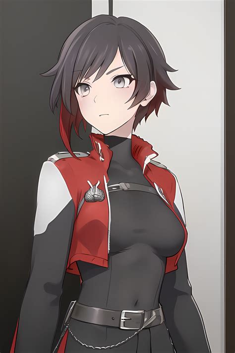 Rwby Ruby Rose Millitary Uniform By Sakermazov On Deviantart