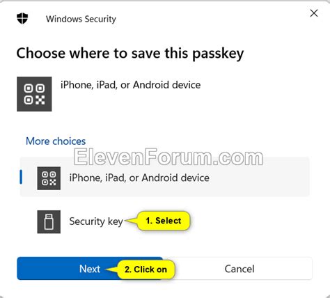 Add Or Remove Passkey On Security Key For Your Microsoft Account Windows 11 Forum
