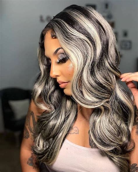 Rock The Trend 26 Must Try Skunk Stripe Hair Ideas