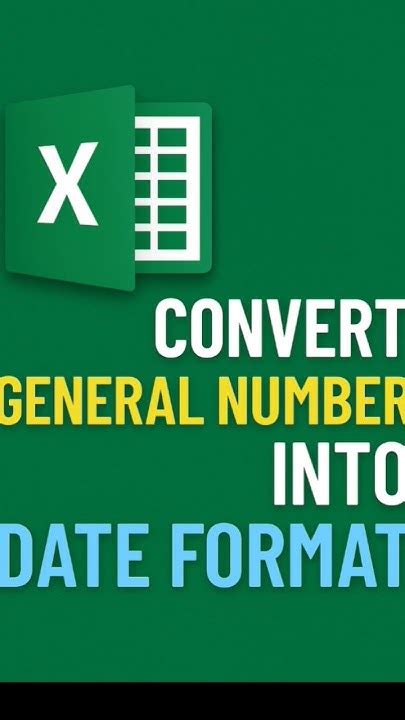 Easy Way To Convert General Numbers Into Dates 🔥 Back Shorts Excel