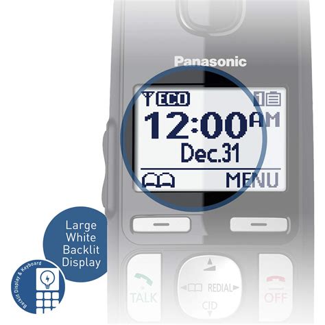 Panasonic DECT Expandable Cordless Phone System With Answering Machine And Call Blocking