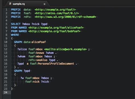 github yuw27b language sparql sparql syntax highlighting in atom