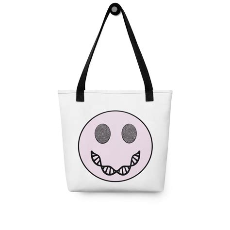 Forensic Science Smiley Face Tote Bag Etsy