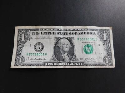 One Dollar Bill 1 Year 1800 In The Serial Number Money Currency Cash U