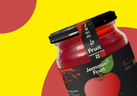 Jammin Fruit Jam Packaging Design On Behance