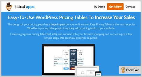 7 Pricing Table Wordpress Plugins Free And Paid Formget