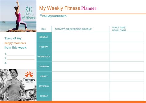 39 Useful Fitness Journal Templates And Workout Planners