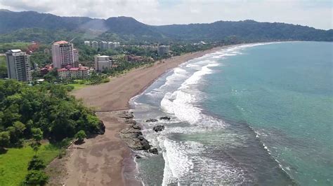 Playa Jacó Costa Rica Vista Aérea Youtube