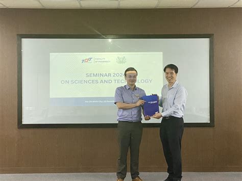 Trao Thư Bổ Nhiệm Adjunct Professor Cho Prof Han Seok Choe Khoa Dược