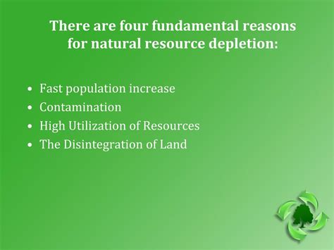 Ppt Reasons And Effects Of Natural Resource Depletion Powerpoint