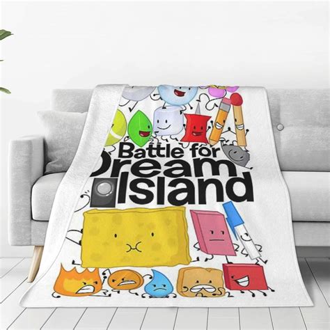 Bfdi Battle For Dream Island Throw Blanket Couch Bed Sofa Soft