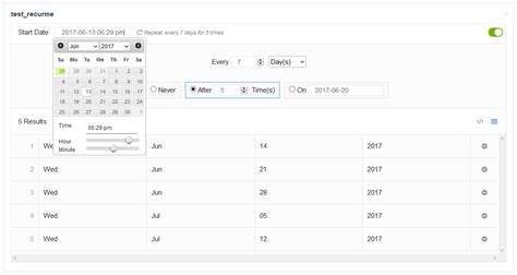 Recurme Processwire Recurring Dates Field And Custom Calendar Module