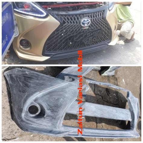 Jual Bodykit Depan Sienta Lexus Full Bemper Dan Gril Body Kit Toyota Sienta Model Lexus Fiber