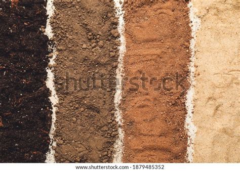 Different Types Soil Background Stock Photo Shutterstock