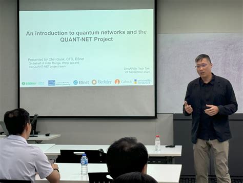 Singaren Esnet Tech Talks Quant Net A Quantum Networking Testbed