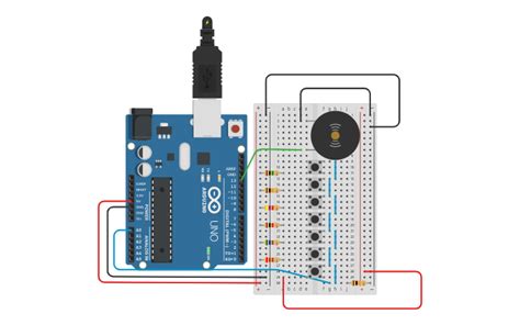 Circuit Design Piano 2a Parte Función If Else 13 Tinkercad