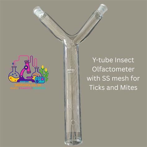 Y Tube Insect Olfactometer With Metal Mesh For Ticks And Mites