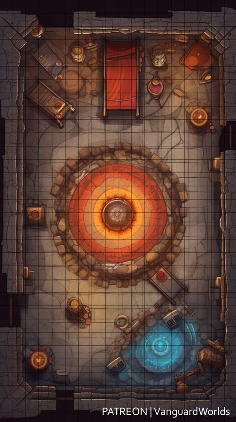Evil Sorcerers Lair Battlemap