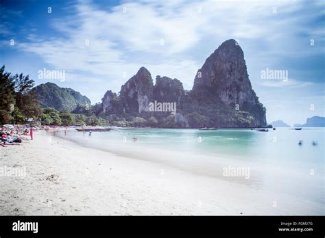 Railay Beach Krabi Province Thailand Stock Photo Alamy