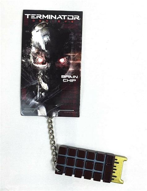 Terminator Genisys Endoskeleton T 800 Brain Chip Cpu Prop Replica Key Chain New 4660671851