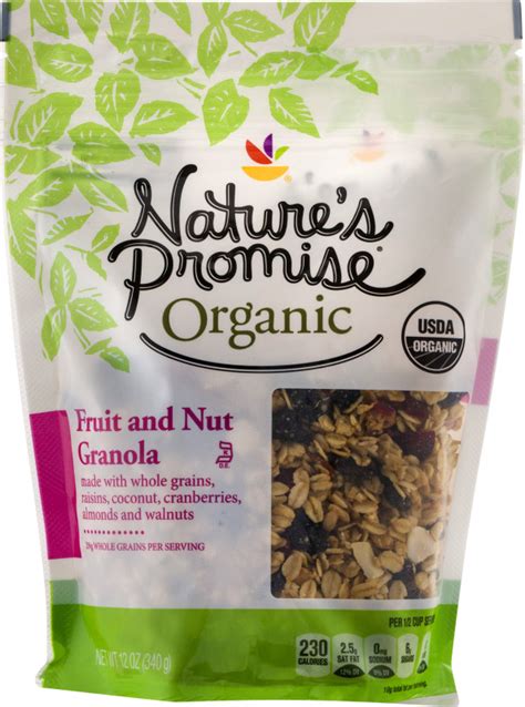 Natures Promise Organic Fruit And Nut Granola Natures Promise