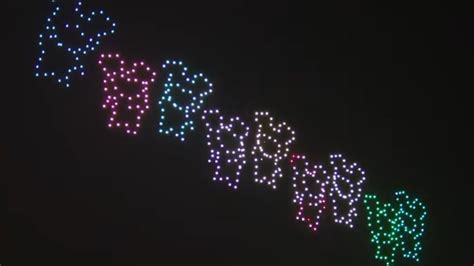 Twice Drone Show At Lollapalooza 2025 Skyworx Drone Shows