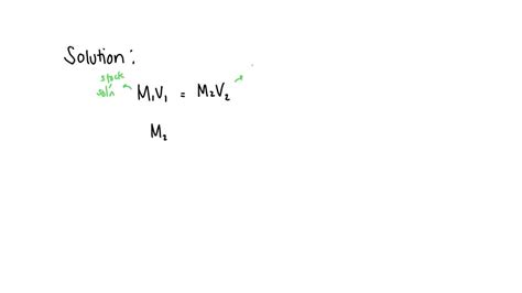 Solved What Is The Concentration Of A Solution Made By Diluting 95ml Of 6 0m Hcl To A Final