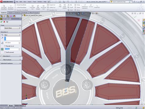 Tutorial How To Model A Bbs Lm Wheel In Solidworks And Show Design Intent Grabcad Tutorials