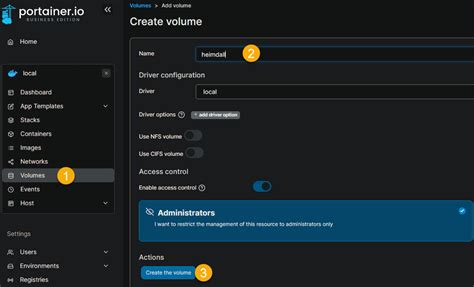 Heimdall Dashboard Portainer Docker BitwiseOperator XOR