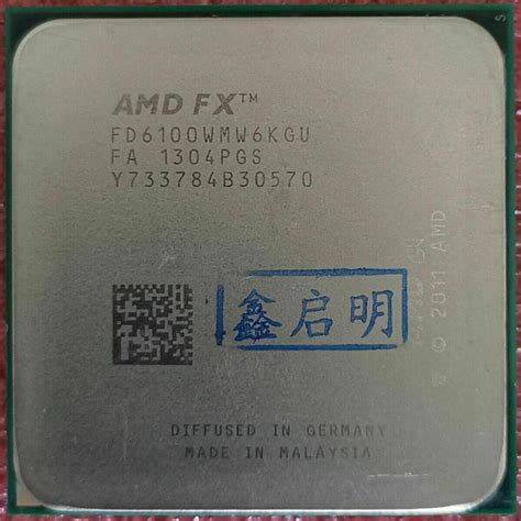 AMD FX 6100 FX Series Zambezi 6 Core 3 3 GHz Socket AM3 95W Desktop Processor FD6100WMGUSBX