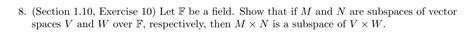 solved 8 section 1 10 exercise 10 let f be a field show