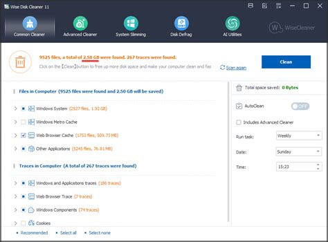 Ccleaner Vs Wise Disk Cleaner Vs Hibit Daves Computer Tips