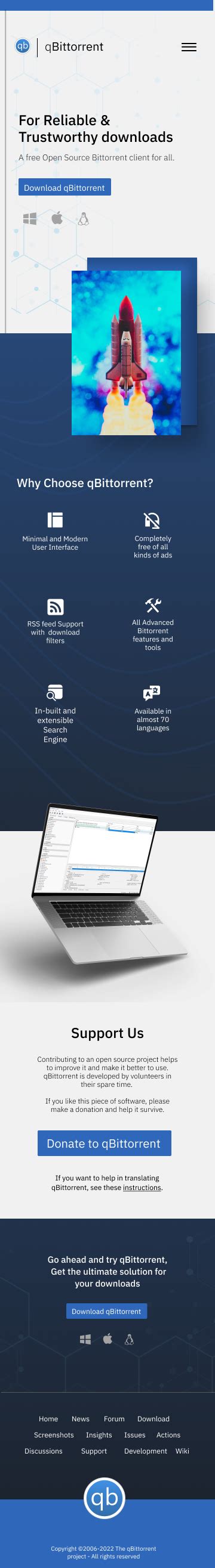 Website Redesign Issue Qbittorrent QBittorrent Website GitHub