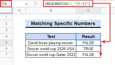 How to Use REGEXMATCH Function in Google Sheets