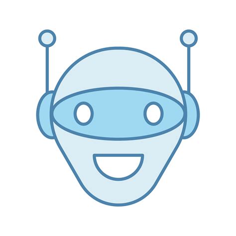 Chatbot Color Icon Talkbot Modern Robot Android Laughing Chat Bot