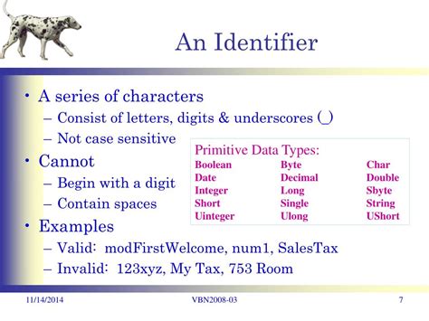 Ppt Vb Programming Fundamentals Definitions Keywords Identifiers Powerpoint Presentation