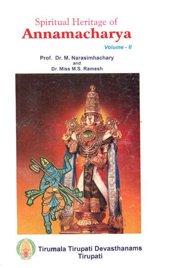 Spiritual Heritage Of Annamacharya Volume Ii Occult N Things