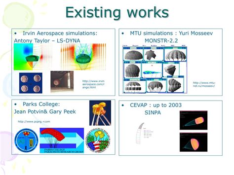 Ppt Dynamic Simulation Of Parachutes With Fluid Structure Interactions Powerpoint Presentation