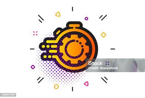 서 타이머 아이콘입니다 설정 톱니바퀴 기호입니다 트래픽 관리 벡터 고급에 대한 스톡 벡터 아트 및 기타 이미지 고급 공연