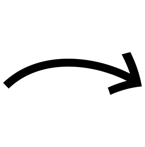 Curved Arrow Symbol 44826416 Vector Art At Vecteezy