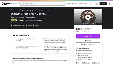 9 Best Rust Online Courses Programming Classes TangoLearn